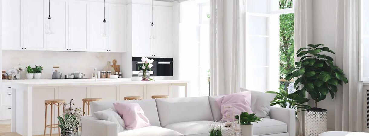 Jak zařídit malý obývací pokoj s kuchyní
