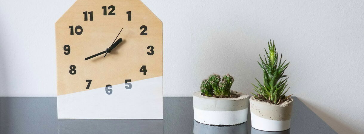 Návod: Vyrobte si doma minimalistické hodiny