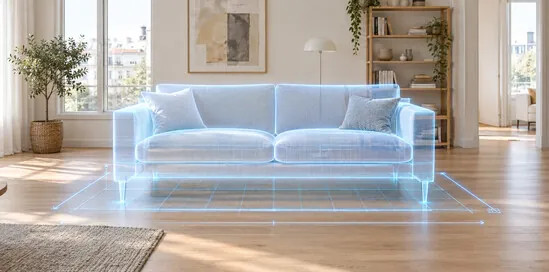 Nábytek ve 3D: vyzkoušejte si postel nebo sedačku u sebe v pokoji
