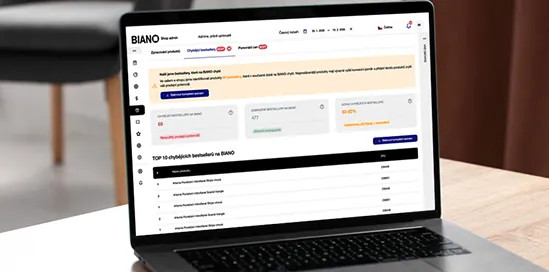 Na vašich bestsellerech záleží. A teď vám BIANO řekne, když chybí