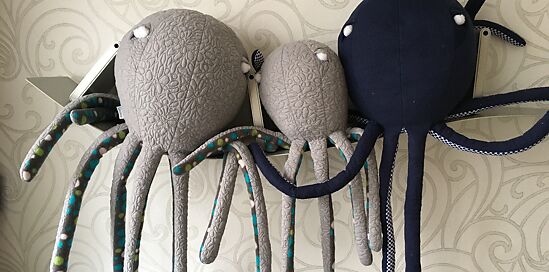 DIY: Jak ušít dětem chobotnici na hraní