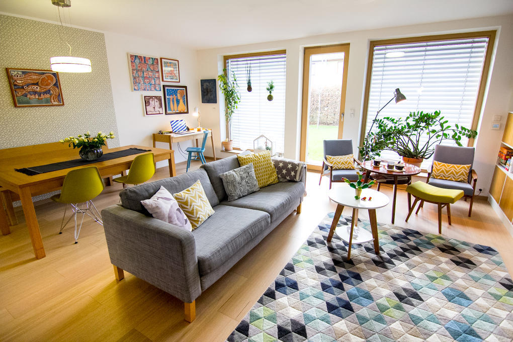 Obývací pokoj jedné z designérek ze studia Muladesign