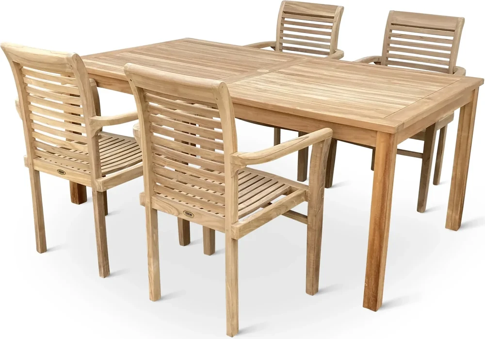 Noela zahradní teakový set 1+4 pro 4 osoby Garden IV