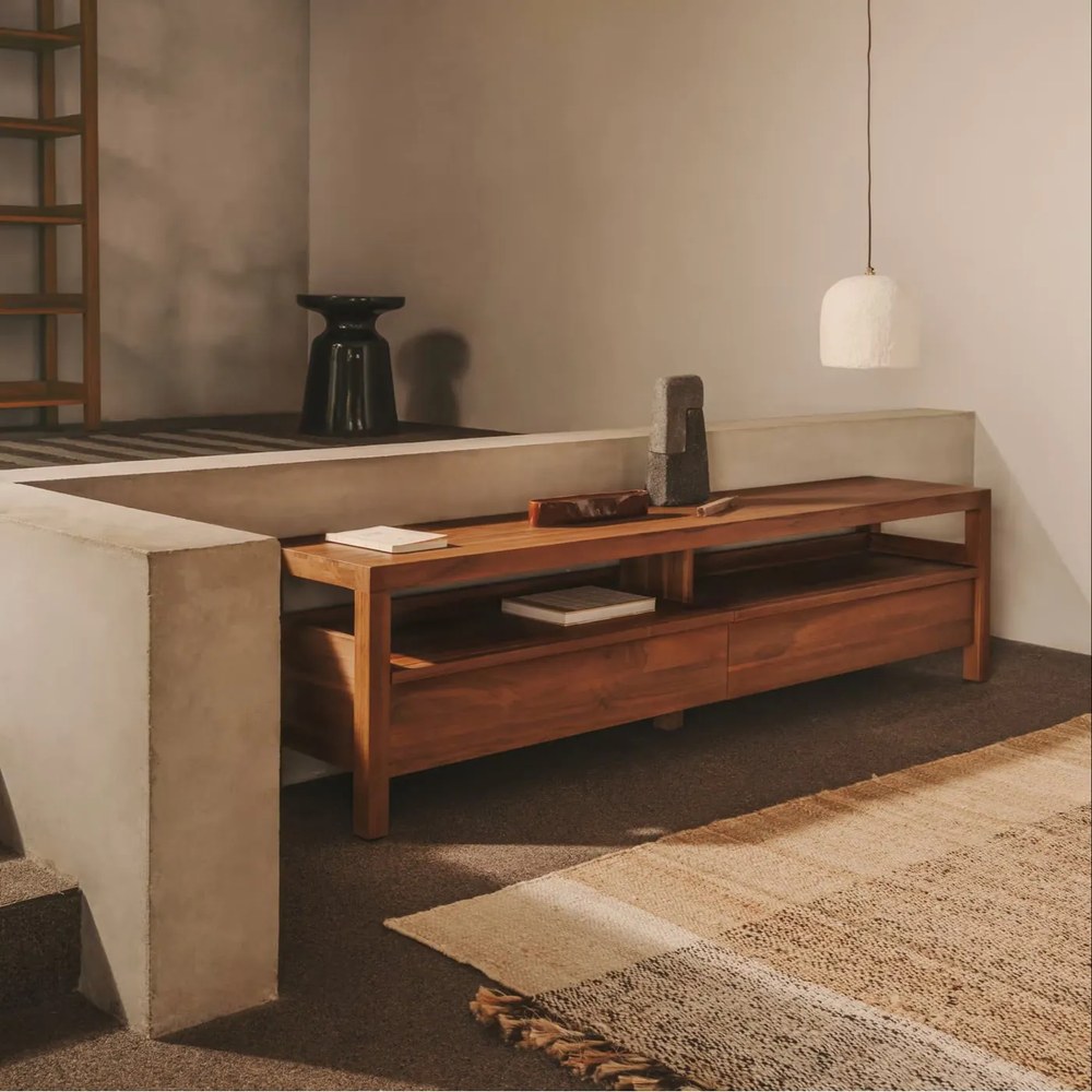Bílé závěsné svítidlo ø 25 cm Calvia – Kave Home