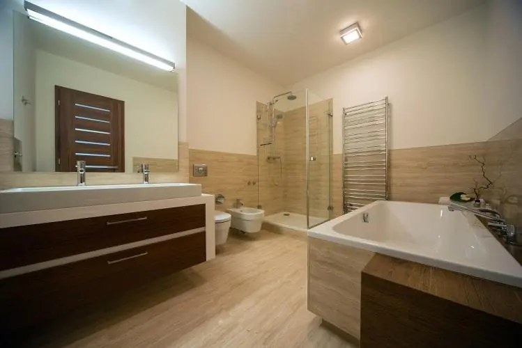 Stará Krása – Ruční výroba Koupelnový stolek z dubového masivu 80 x 120 x 45 - 50 cm