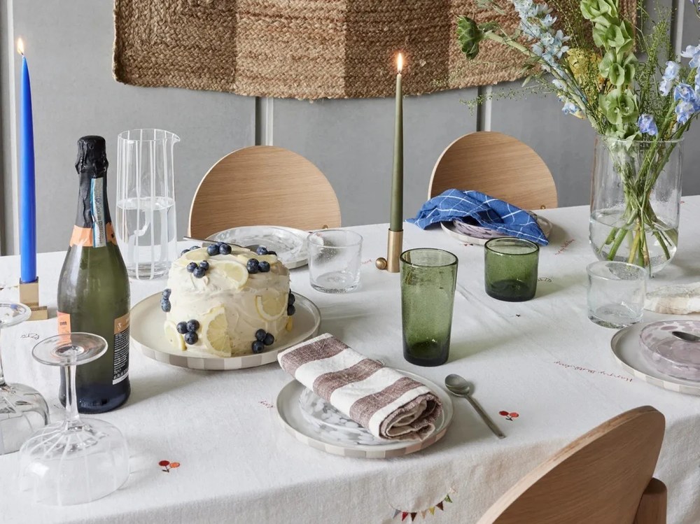 Skleněná ručně vyrobená váza (výška 24 cm) Kuki – OYOY Living Design