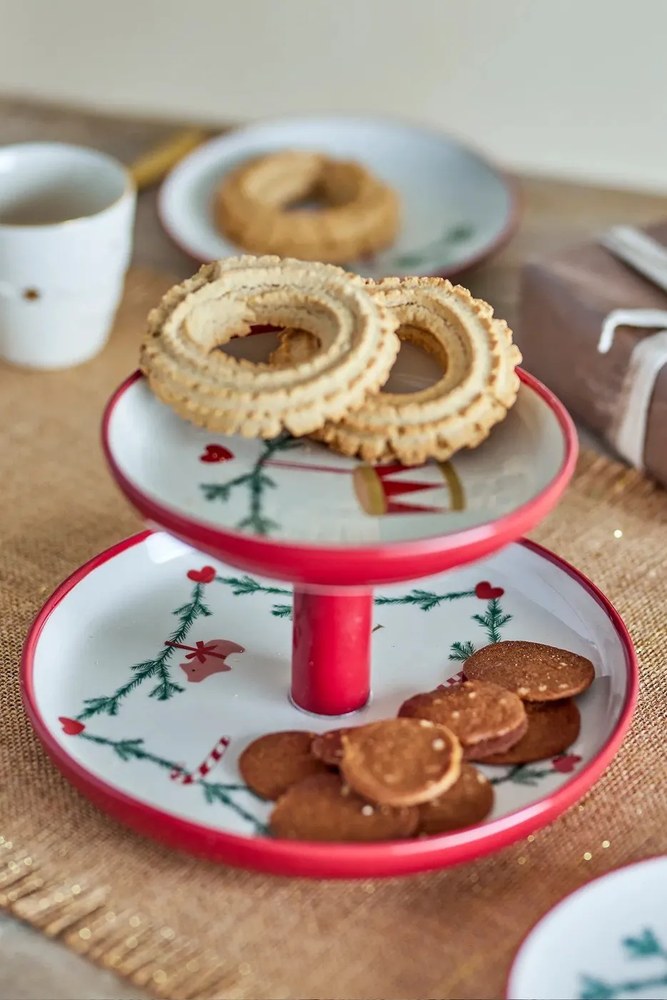 Kameninový etažér s vánočním motivem Yule – Bloomingville