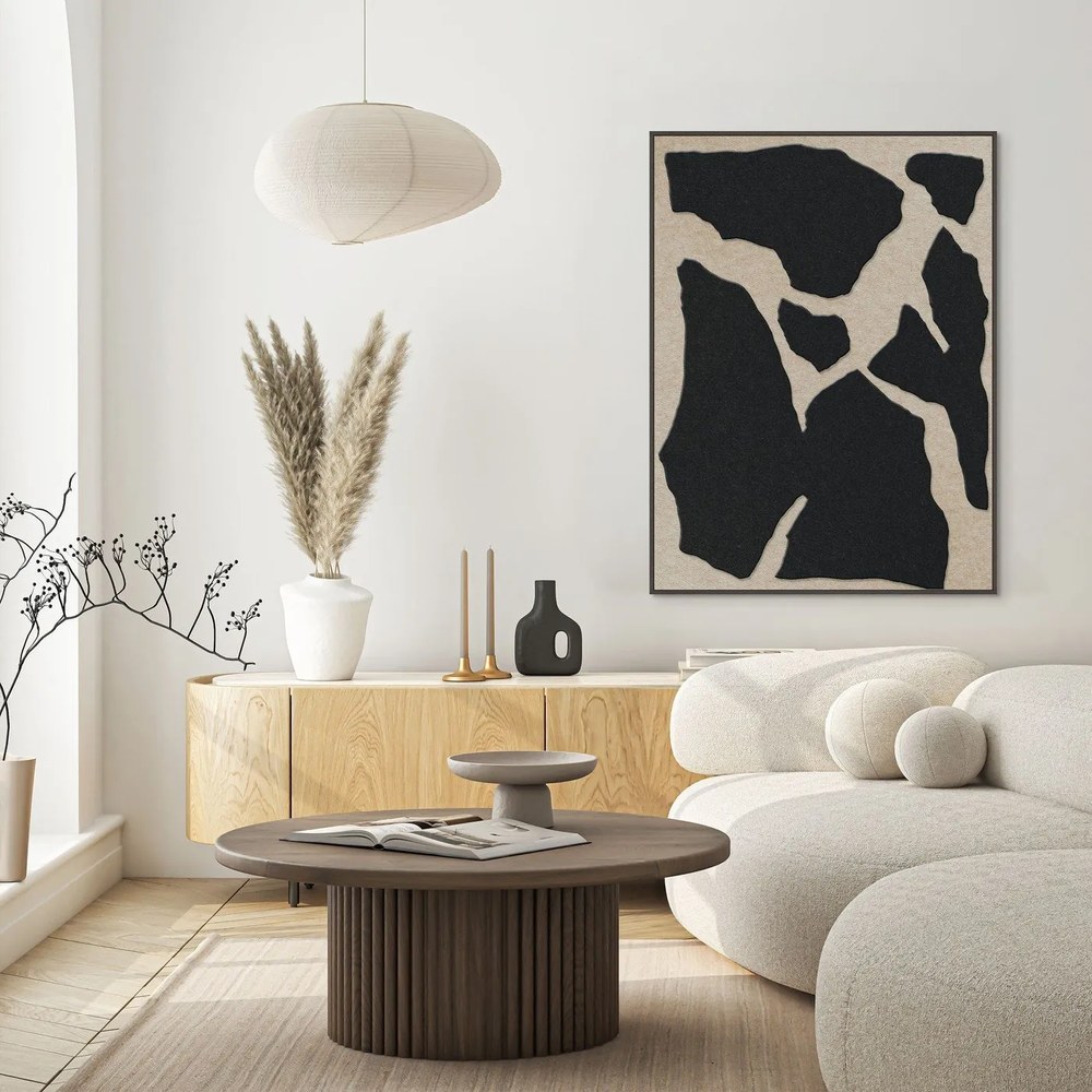 3D obraz s rámem/akustický 90x120 cm Soundgarden 1 – Malerifabrikken