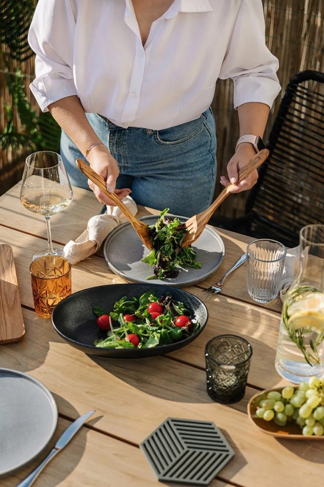 Podložka pod horké nádoby Zone Hexagon, šedá