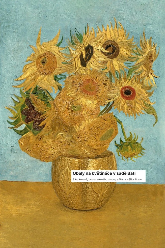 Kovové obaly na květináče v sadě 3 ks ø 18 cm Bati – Bloomingville