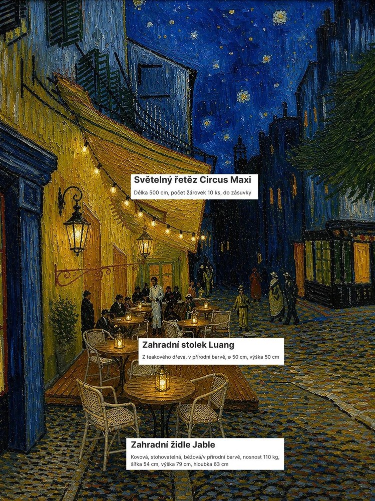 Béžová/v přírodní barvě kovová zahradní židle Jable – Bizzotto
