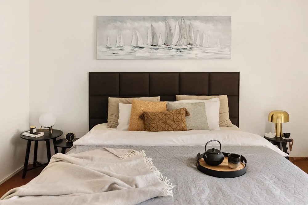 Bílé lněné povlečení na dvoulůžko 200x200 cm White – Linen Tales
