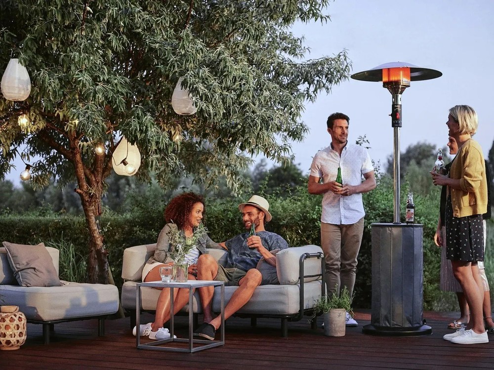 Šedá tepelná plynová lampa ENDERS Fancy