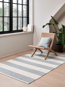 Světle modro-krémový vnitřní a venkovní koberec 140x180 cm Bob Blue Fog – Pappelina