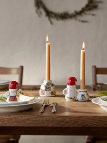 Keramický svícen s vánočním motivem Hammershøi Christmas Father Elf – Kähler Design
