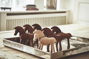 Soška z masivního ořechového dřeva Kay Bojesen Denmark Horse