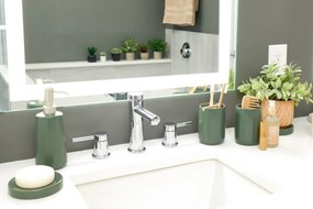 Zelený keramický dávkovač mýdla iDesign Eco Vanity