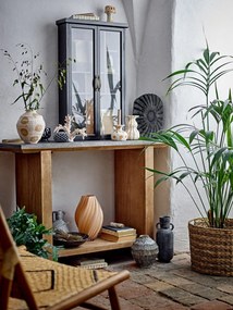 Oranžová skleněná váza (výška 30 cm) Kanji – Bloomingville