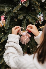 Vlněné vánoční ozdoby v sadě 3 ks 11 cm Peo – Bloomingville
