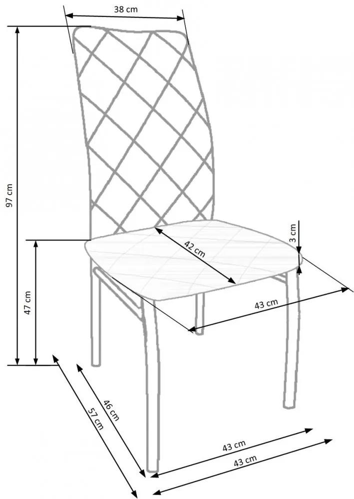 Jídelní židle K309 Halmar Béžová