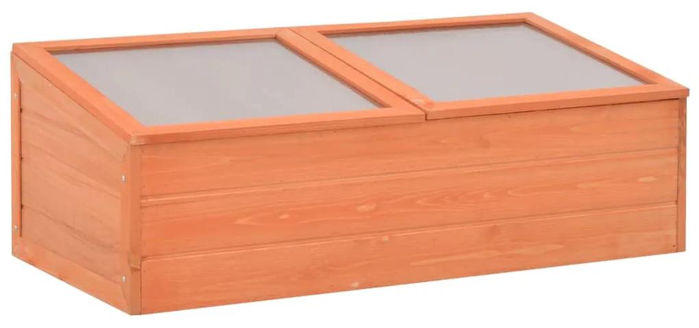 170647 vidaXL Skleník 100 x 50 x 34 cm dřevo