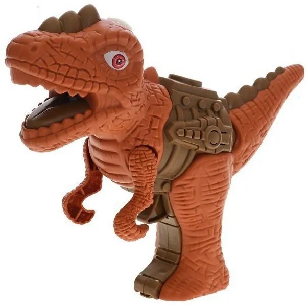 Mikrotrading mikrotrading dinoworld dinosaurus 17 cm na baterie se světlem a zvukem vytvářející páru