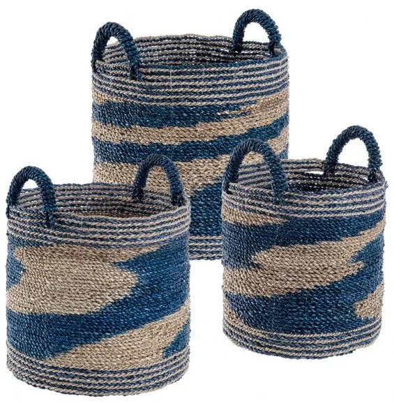 BIZZOTTO set 3 kulatých košů ACHAL 0380296