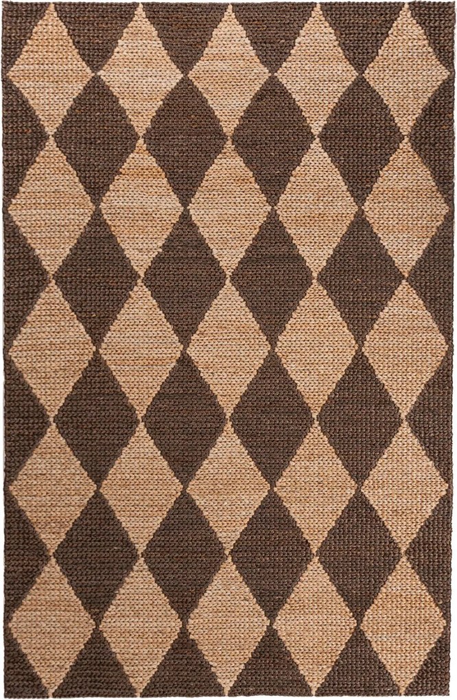 XXXLutz RUČNĚ TKANÝ KOBEREC, 160/230 cm tmavě hnědá Flair Rugs - Online Only koberce & rohožky - 003165043102