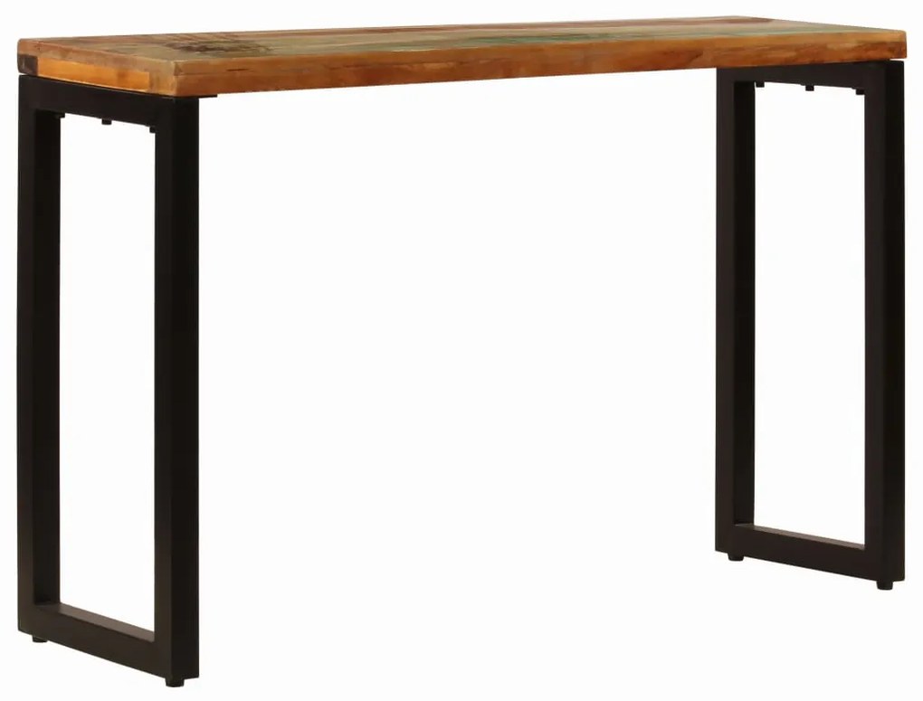 vidaXL Konzolový stolek 120 x 35 x 76 cm recyklované dřevo a ocel