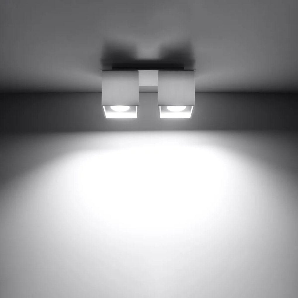 Sollux Lighting Stropní svítidlo QUAD 2 bílé