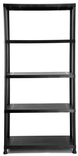 Plastový regál MAXER 180x90x40 cm černý