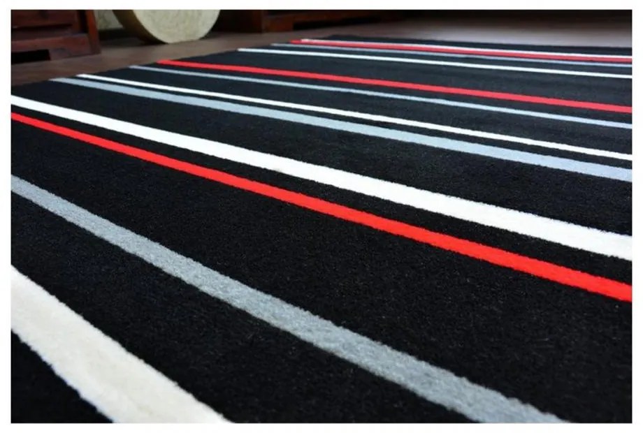 Kusový koberec PP Chose černý 120x170cm