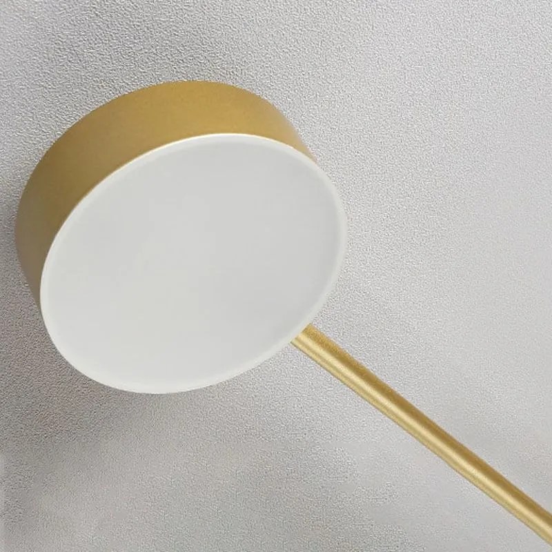 Toolight - LED stropní svítidlo 4-ramenné + dálkové ovládání APP520-4C, zlatá, OSW-08461