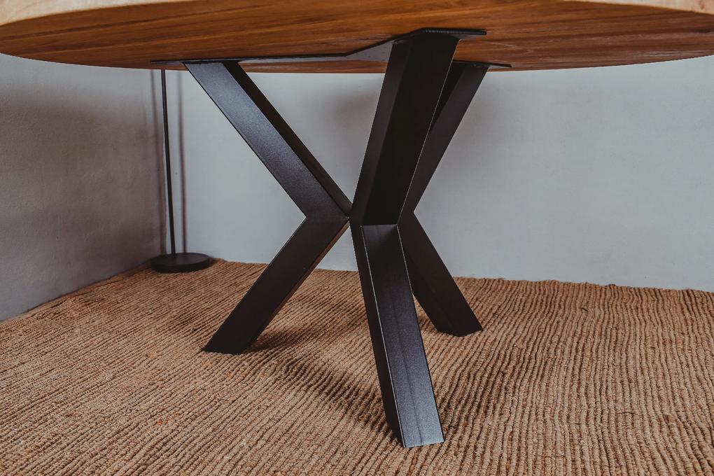 Wudboys Jídelní stůl ROUND - IKS Barva kovu: Bílá, Dřevo: Jasan, Rozměr: Průměr 150 cm, moderní skandinávský styl