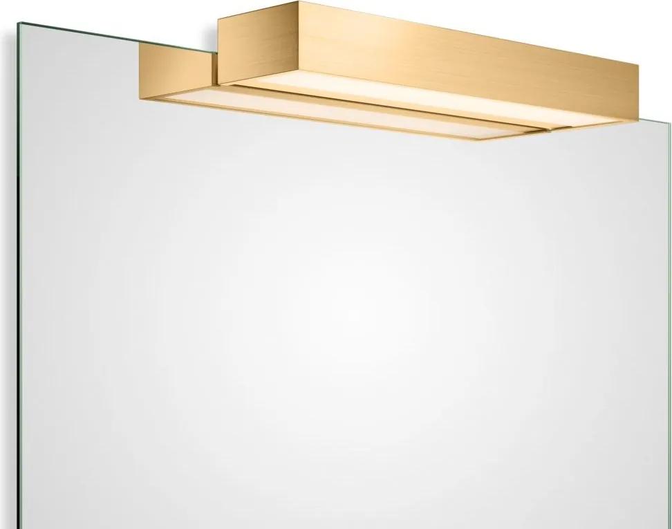 Světlo nad zrcadlo Box Clip On LED 40 cm zlaté mat