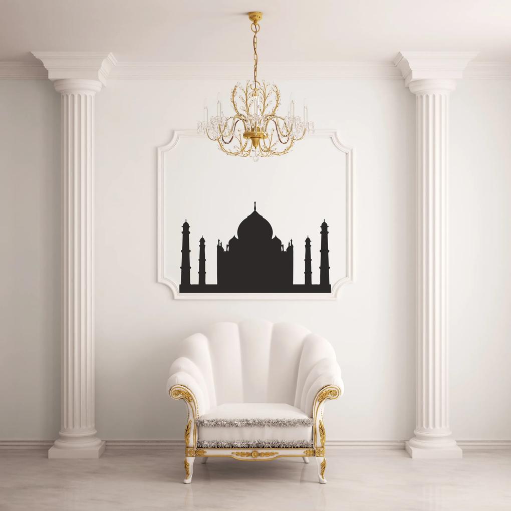 Samolepka na zeď - Taj Mahal (60x36 cm) - PopyDesign