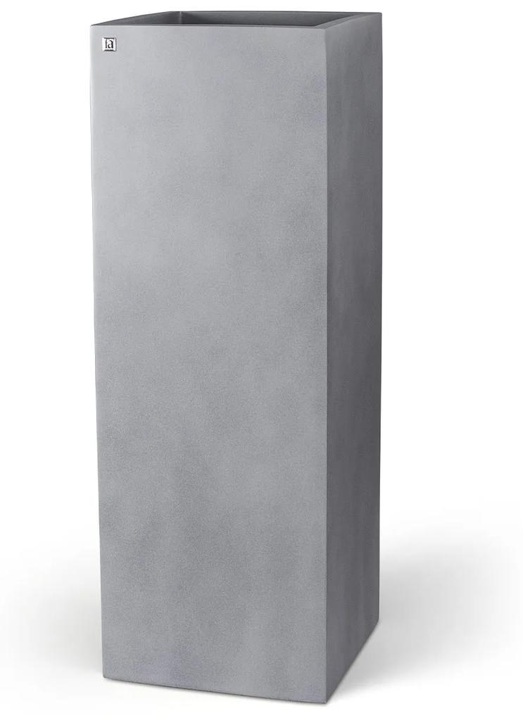 Květináč Division Lite Pedestal - sloup Barva:: šedá, Rozměry:: 35x35x100