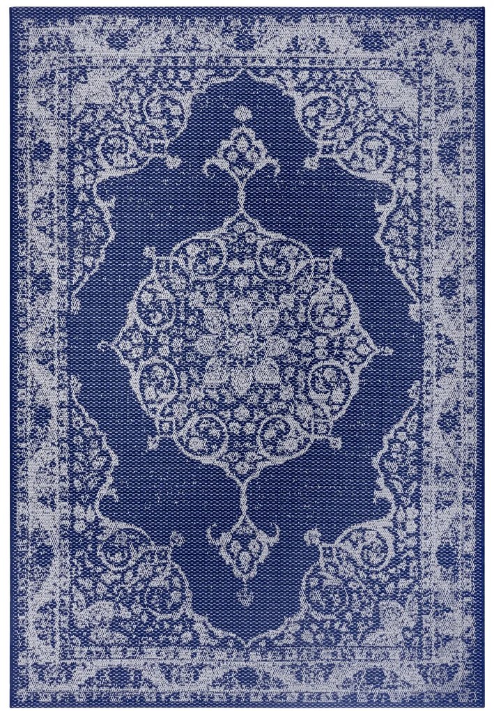 Hanse Home Collection koberce Kusový orientální koberec Flatweave 104817 Blue/Cream - 80x150 cm