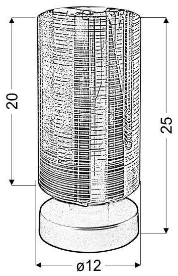 Stolní lampa COX 1xE27/60W/230V