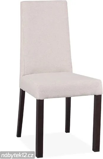 Elegantní nadčasová jídelní židle Dakota, masiv buku, wenge / niagara 1, 45x95x45 cm