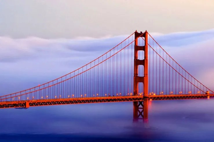 Obraz na skle - Golden Gate Bridge (1)