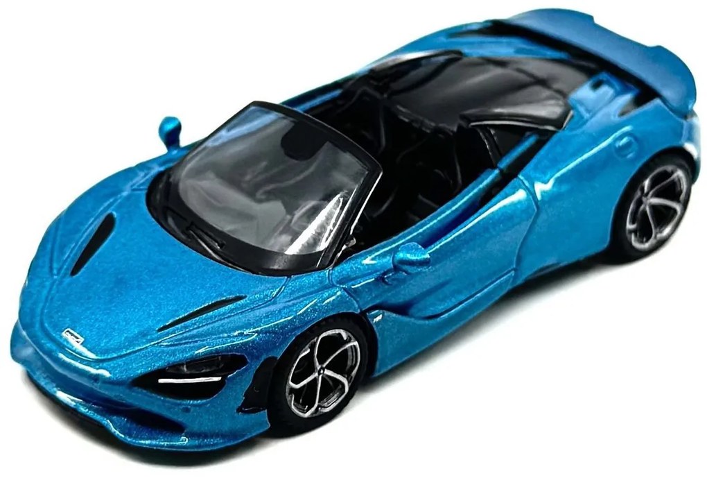 Mini gt mclaren 750s spider belize, blue 1:64