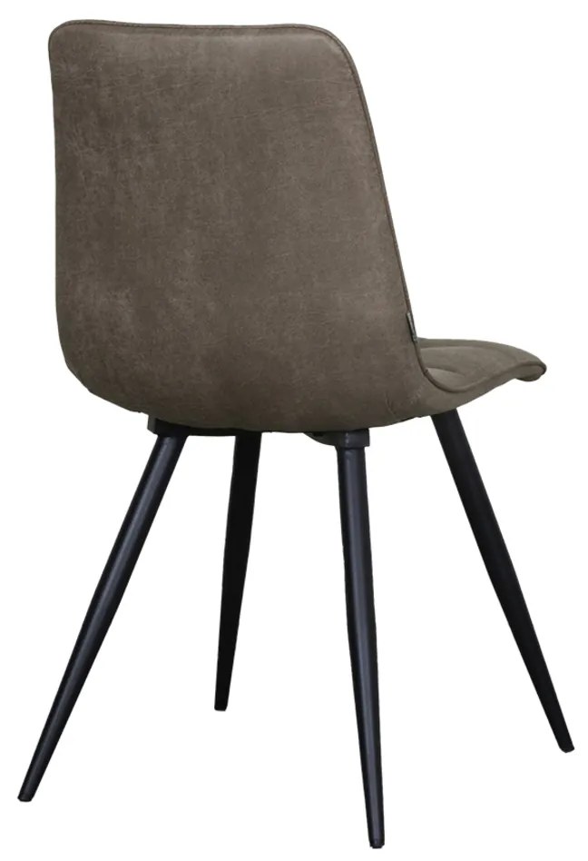LABEL51 Jídelní židle BISTRO mikro semiš taupe