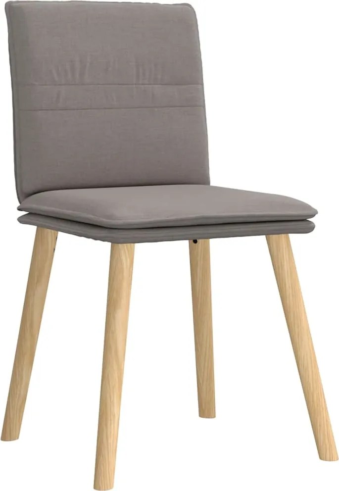 Jídelní židle 6 ks taupe textil 3315631