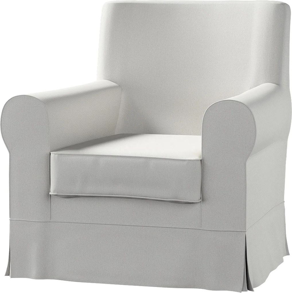 Potah na křeslo IKEA Ektorp Jennylund barva šedá látka pletený vzor