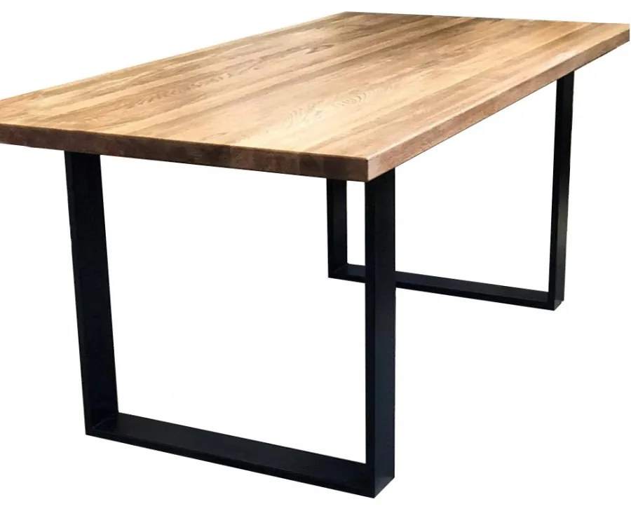 Stará Krása – Ruční výroba Jídelné stoly s černým podnožím 150 x 70 x 76 cm