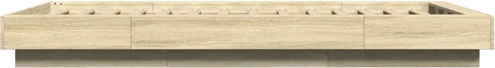 Rám postele dub sonoma 90 x 190 cm kompozitní dřevo 3281240