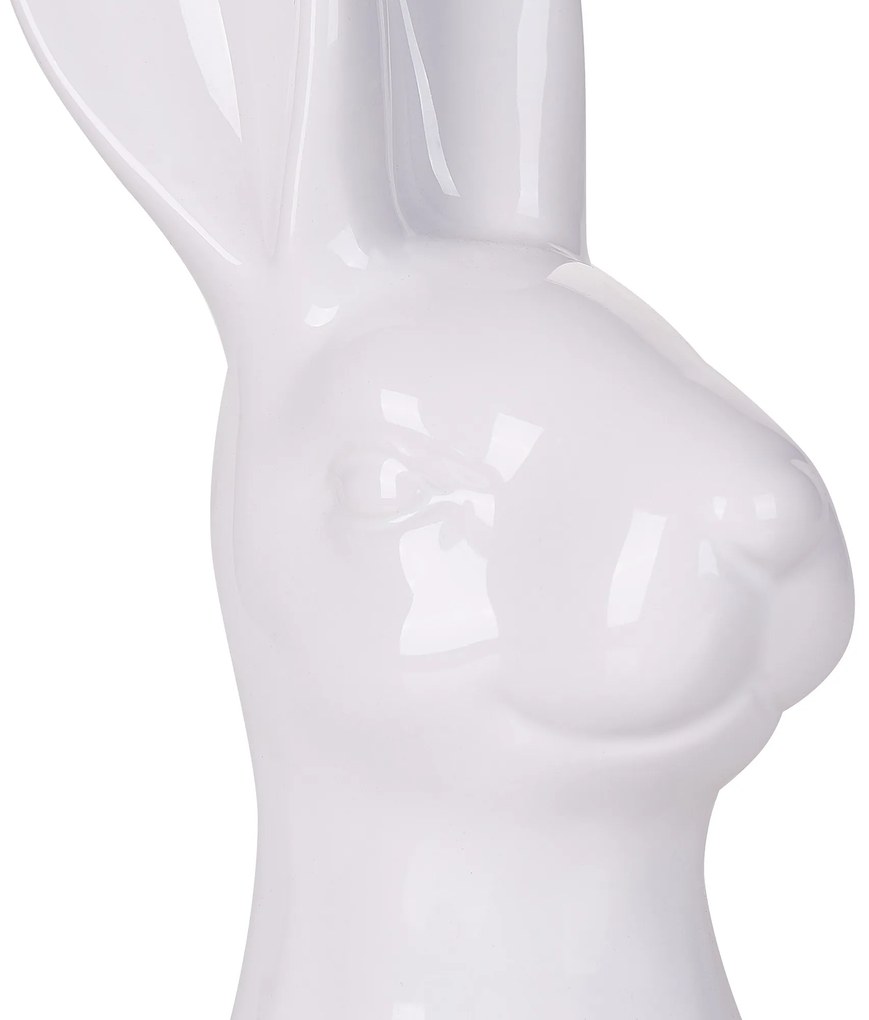 Dekorativní figurka bílá 26 cm GUERANDE Beliani