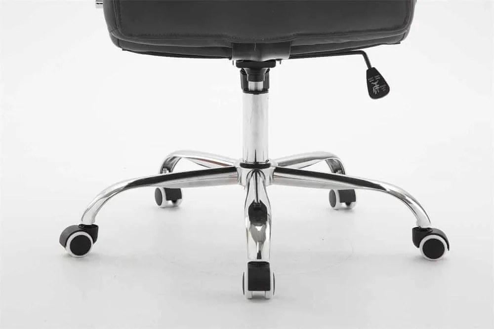Bhm germany Kancelářská židle Mikos, syntetická kůže, šedá