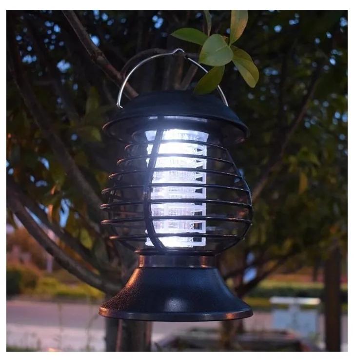 Solárna UV LED lampa do záhrady - odpudzuje hmyz